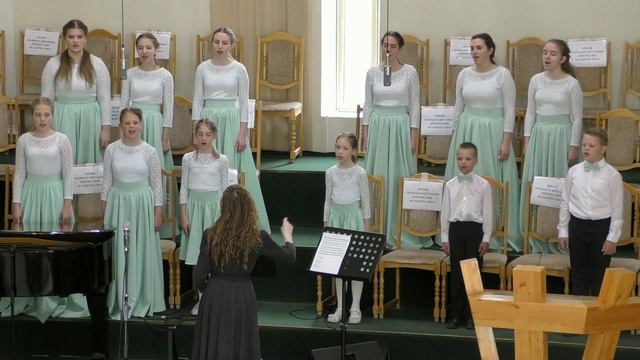"Величит душа моя Бога...".Детский хор.
