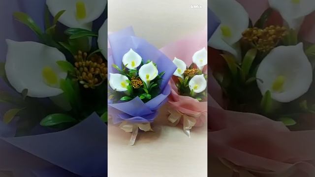 Букеты из мыла. Букет учителю на 1 сентября. Мыльные цветы.