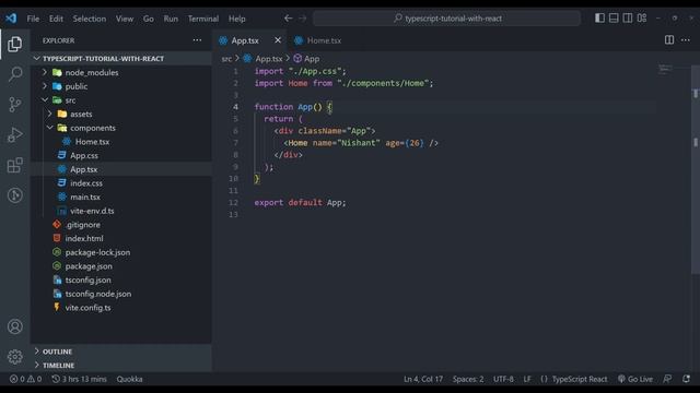 Learn Typescript With React Basic Prop Types смотреть онлайн видео