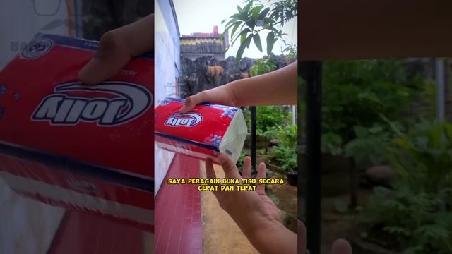 Buka Tissue Baru Kurang Dari 1 Detik!!! #carabukatissue #lifehacks #tipsandtricks #bukatisu