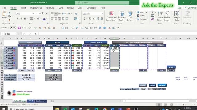 Episode 9 | Price Volume Mix analysis and waterfall – смотреть онлайн ...
