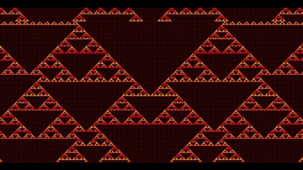 CA 1D Totalistic -  Embossed triangles