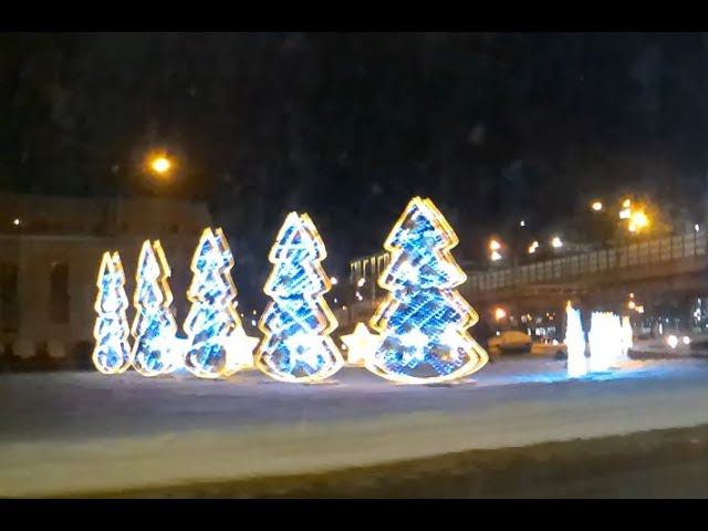 Новогодний город