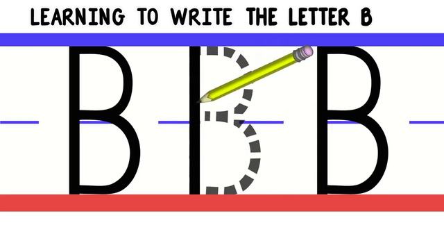 Write the Letter B