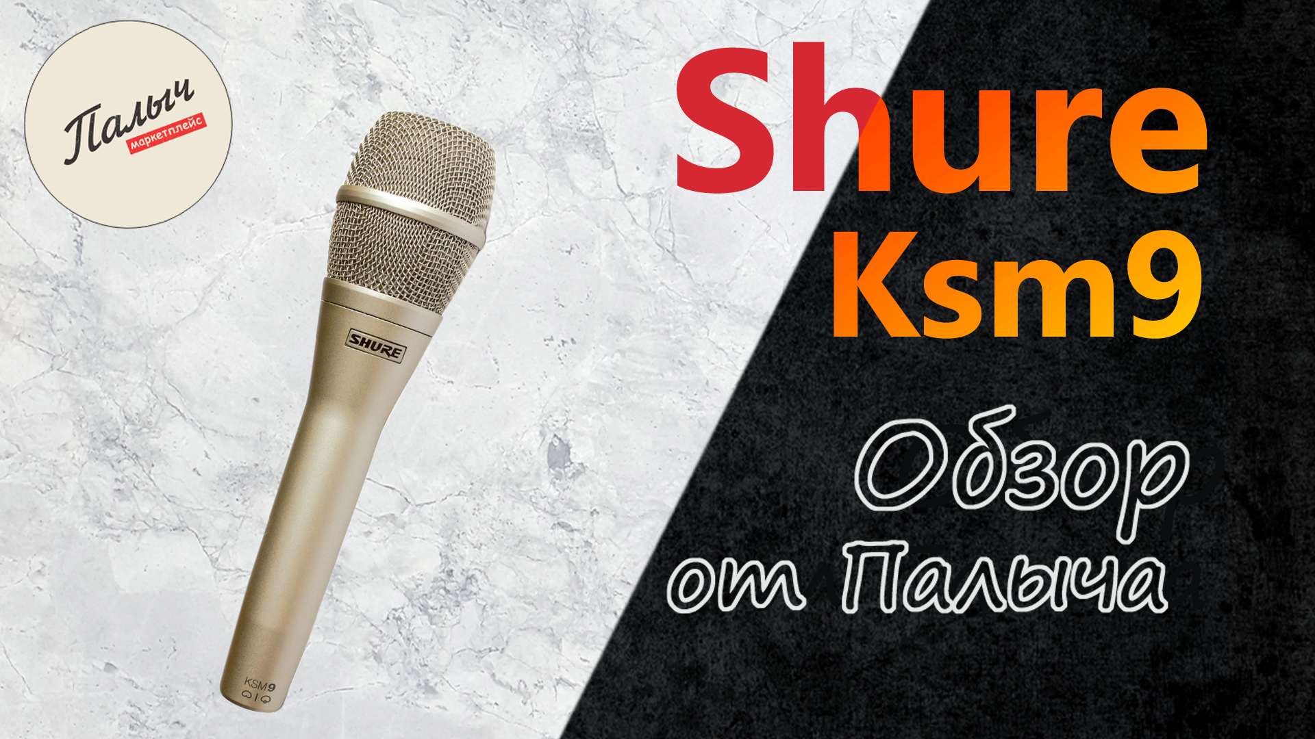 SHURE KSM9 || КОНДЕНСАТОРНЫЙ ВОКАЛЬНЫЙ МИКРОФОН ||  Обзор от Палыча