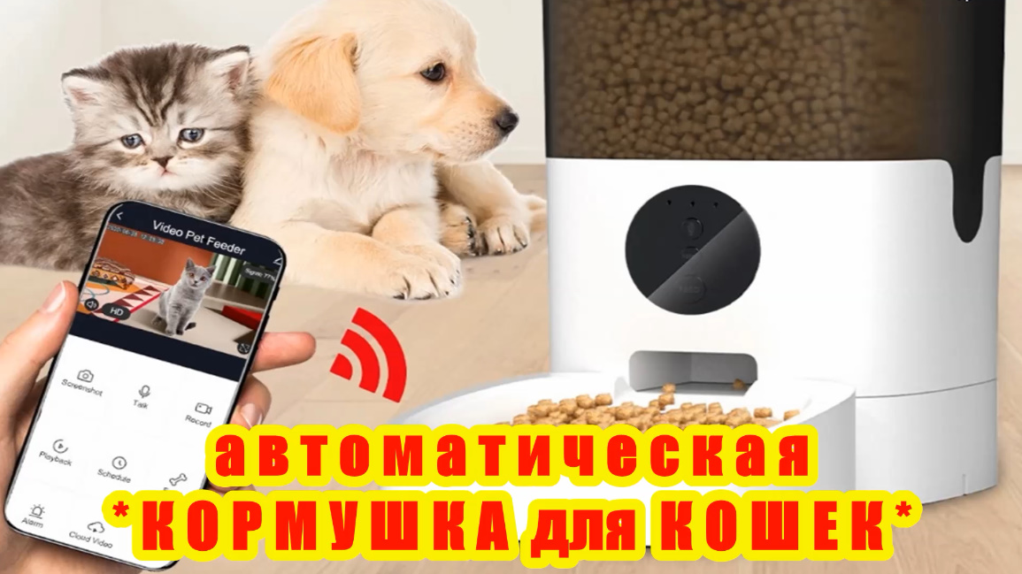 Кормите своих питомцев дистанционно.