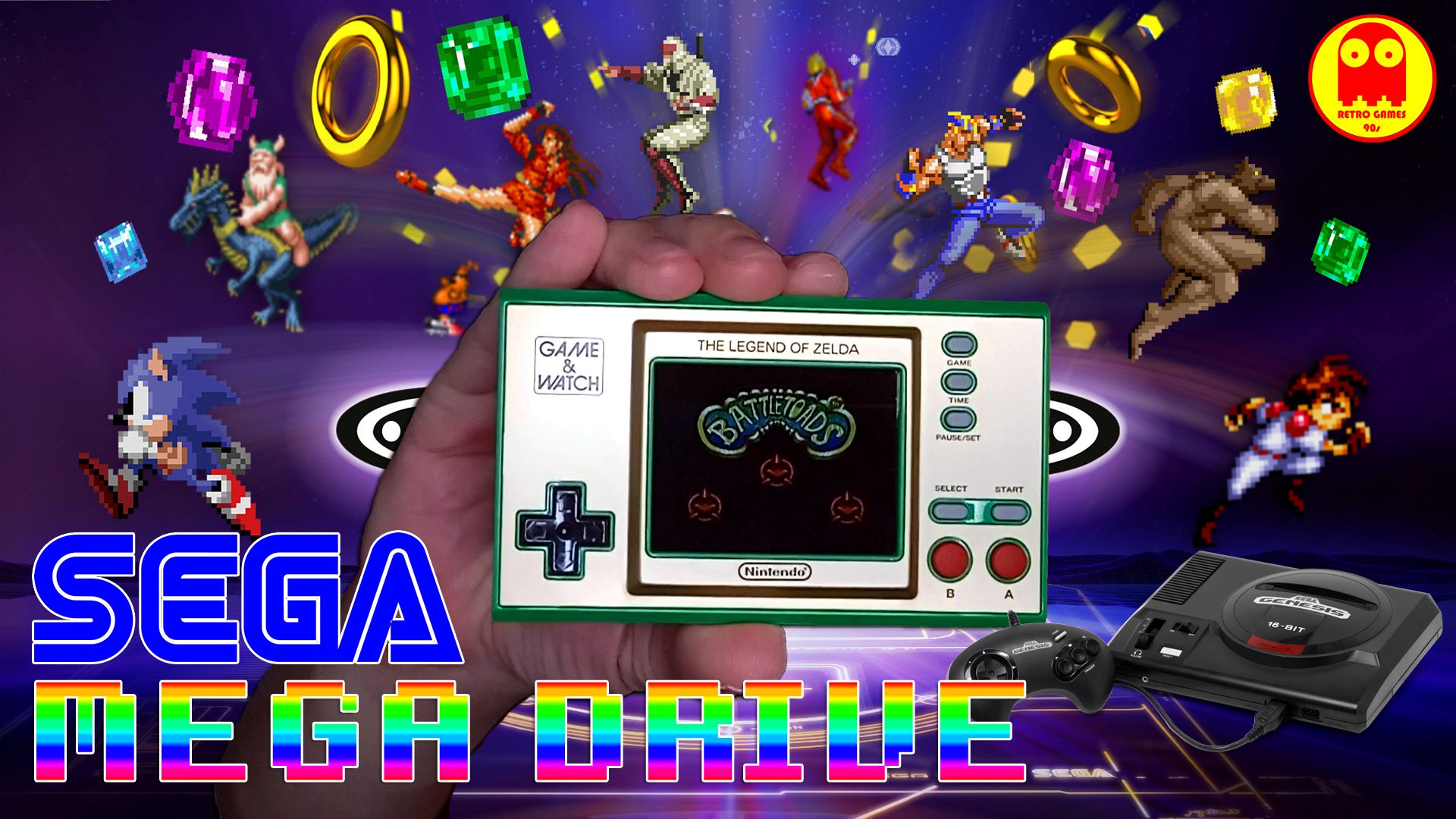 Game & Watch - запустил Sega Mega Drive