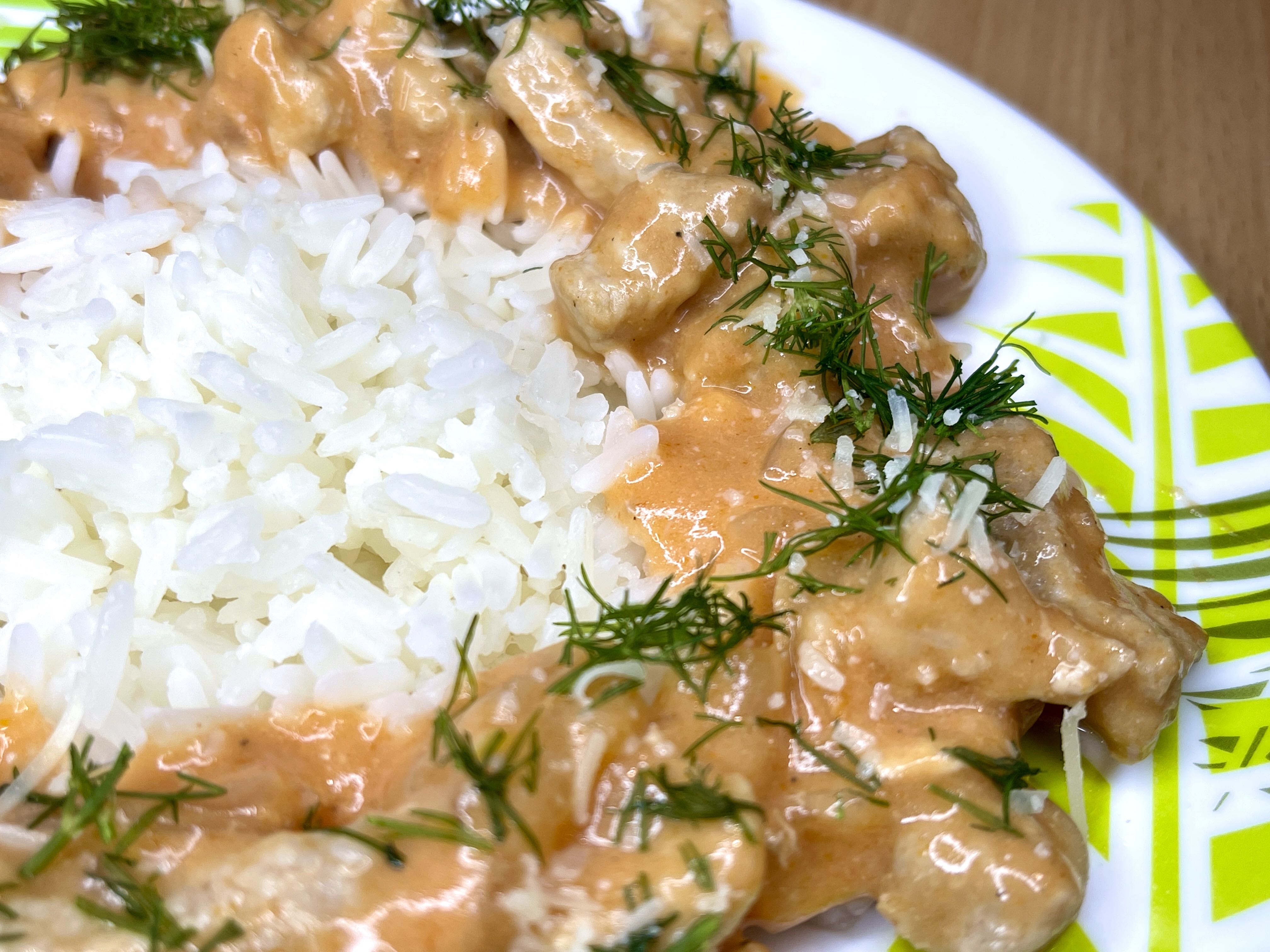 Бефстроганов из свинины, очень простой рецепт! Вкусные ПП рецепты