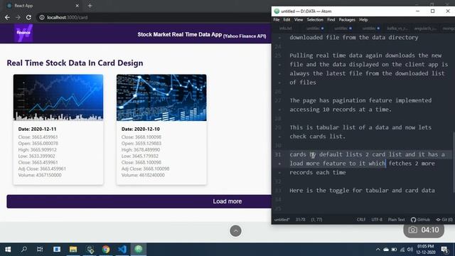 Yahoo Finance Stock Market App (real time) Demo [Using Node React and Puppeteer ] – смотреть ...
