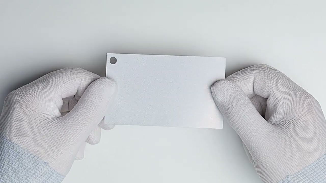 RS9201 — виниловая пленка сатин «голографический белый»