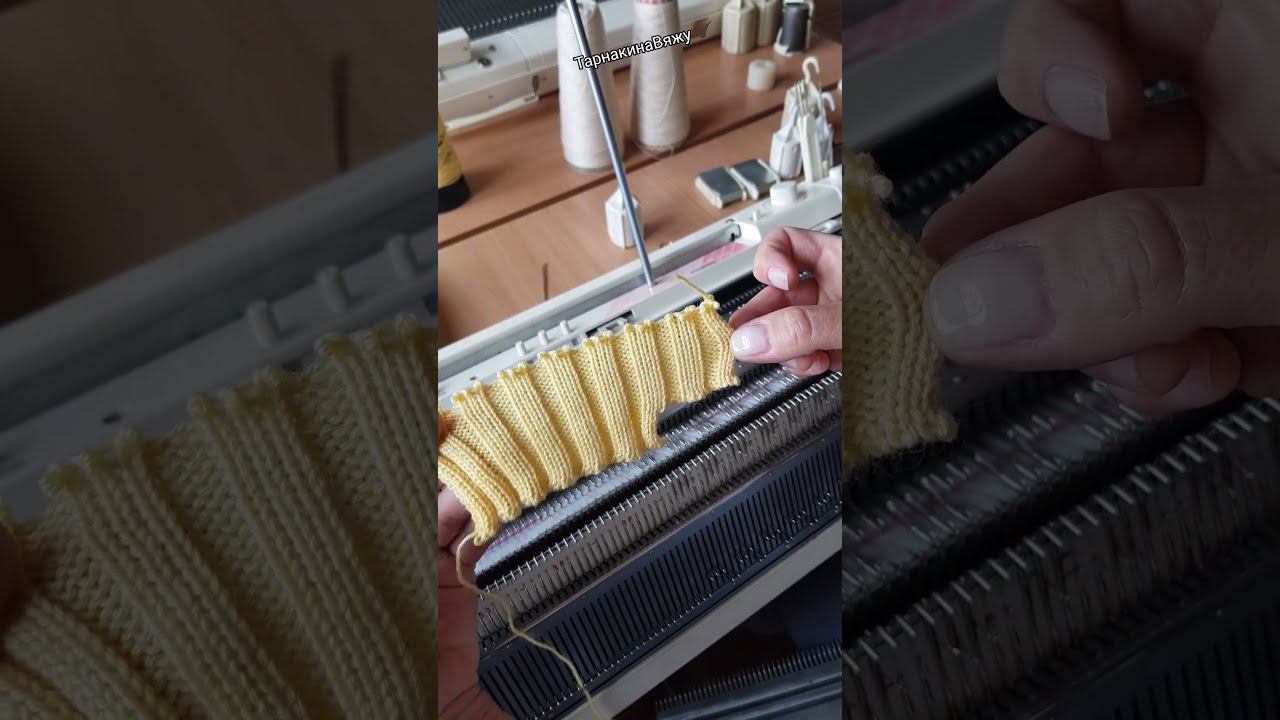 Два варианта массовой прибавки игл на ластике 3+3 / Прибавка нескольких петель за раз на резинке 3х3