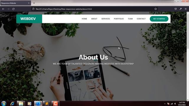 How To Make a Website Using HTML CSS and Bootstrap Step By Step Website ...