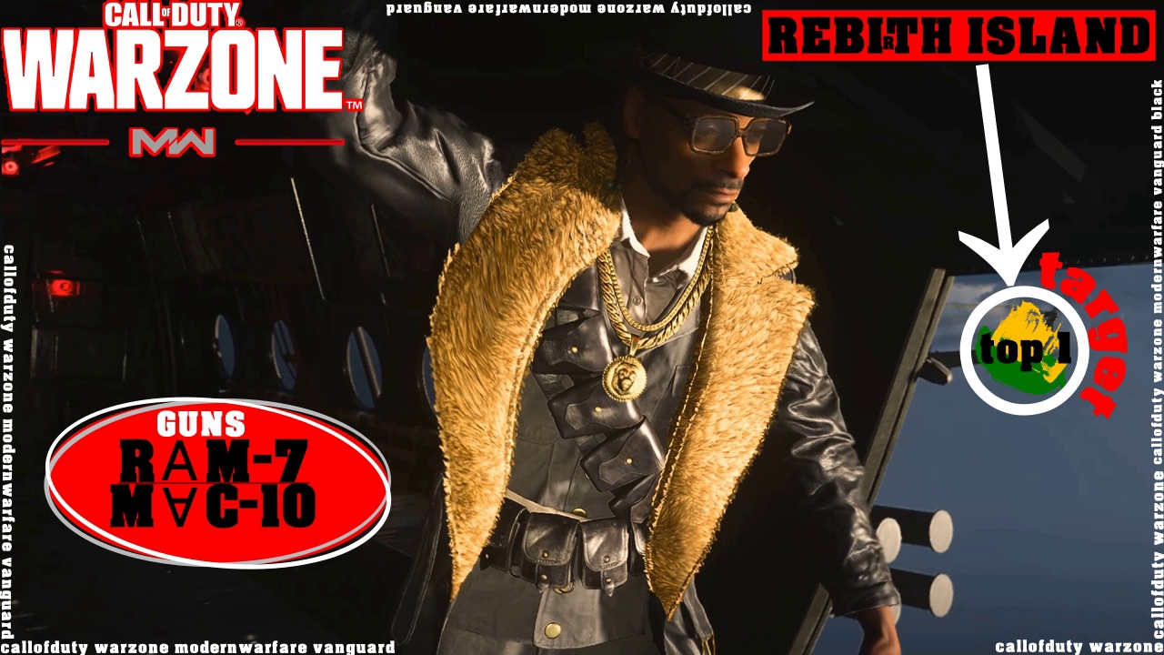 Топ 1 со Snoop Dogg'om | Rebirth Island | Играю в Call of Duty Warzone