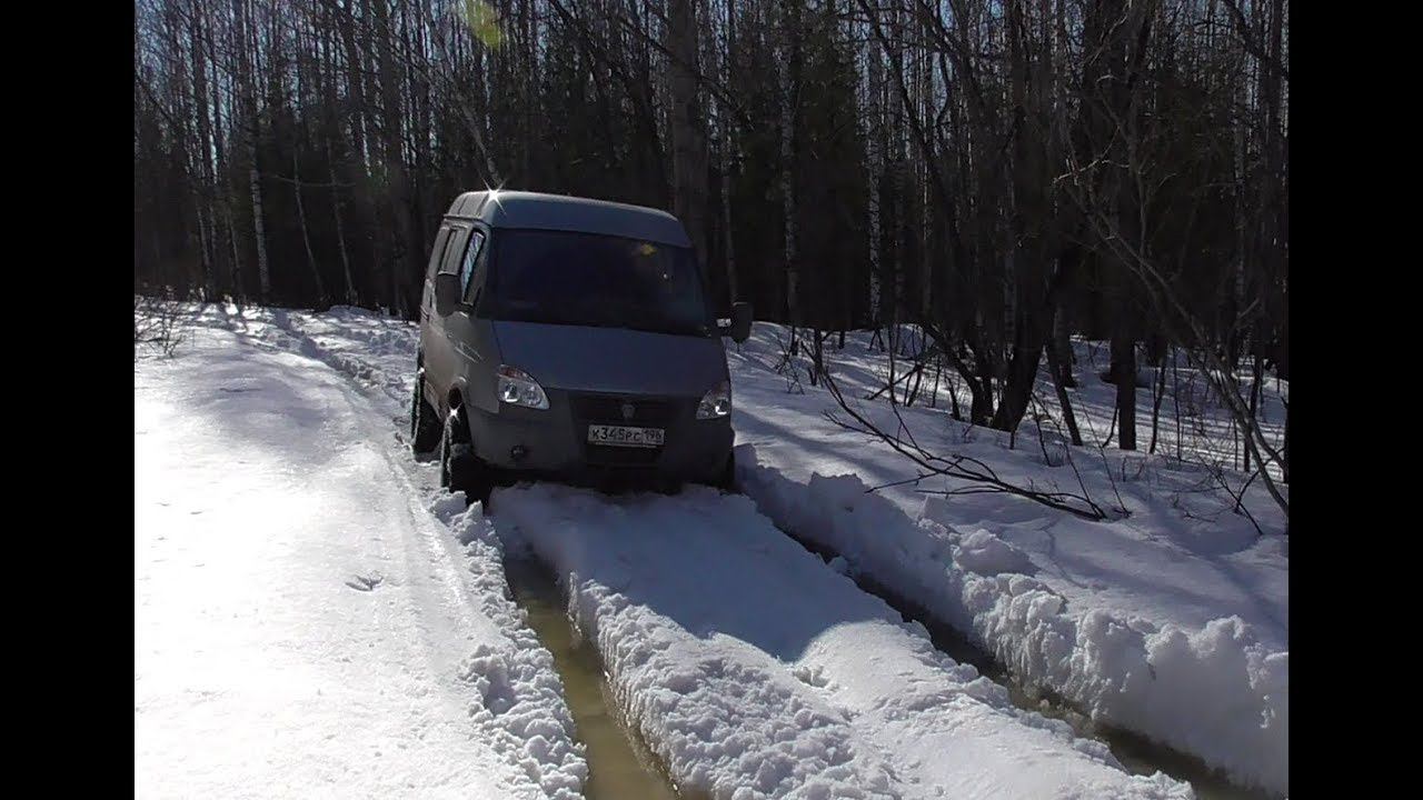 Соболь 4х4 Cummins. Снег, вода, лебёдка. Старик Камень.