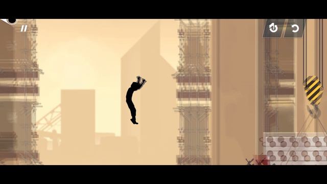 Прохождение мобильной игры Vector | Сюжетный режим | Стройплощадка | 2-4 уровень