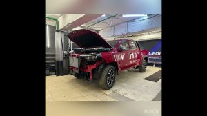Оклейка Changan Hunter Plus антихром и защита зон риска полиуретановой пленкой.