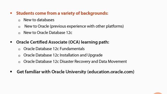 01 02 | Oracle Database 12c Fundamentals | Goals of This Course and Learning Path – смотреть ...