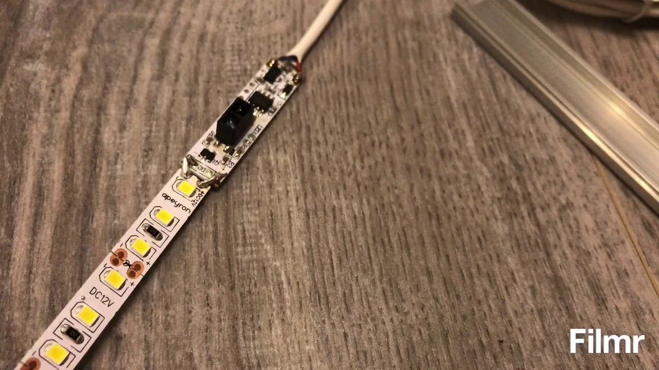 Делаем светодиодный светильник с сенсорным выключателем