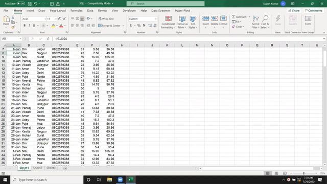 Microsoft Query in Excel - | Data connection with SQL query write SQL ...
