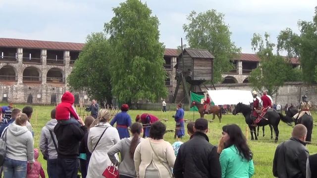 20180612 Кирилло-Белозерская осада 2018. Конные состязания во второй день