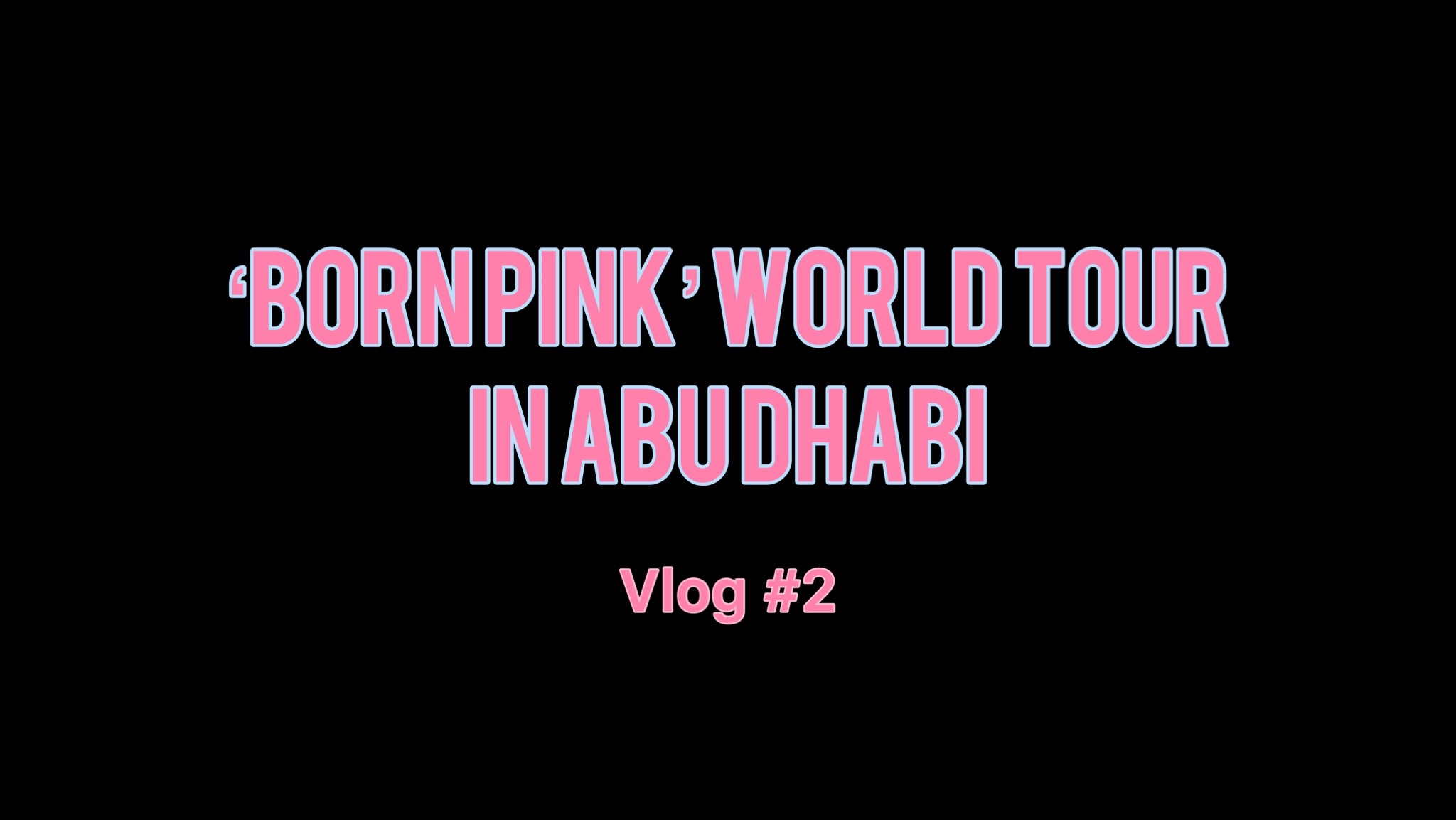'BORN PINK' WORLD TOUR /// VLOG #2 - Полёт и заселение в отель