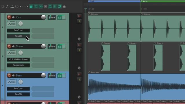 Show FX and Sends in Track Control Panel in REAPER – смотреть онлайн ...