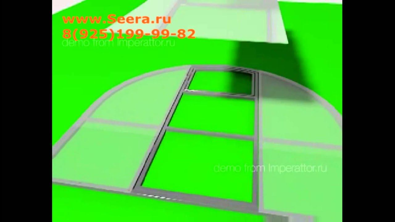 Раскрой поликарбоната и сборка теплицы