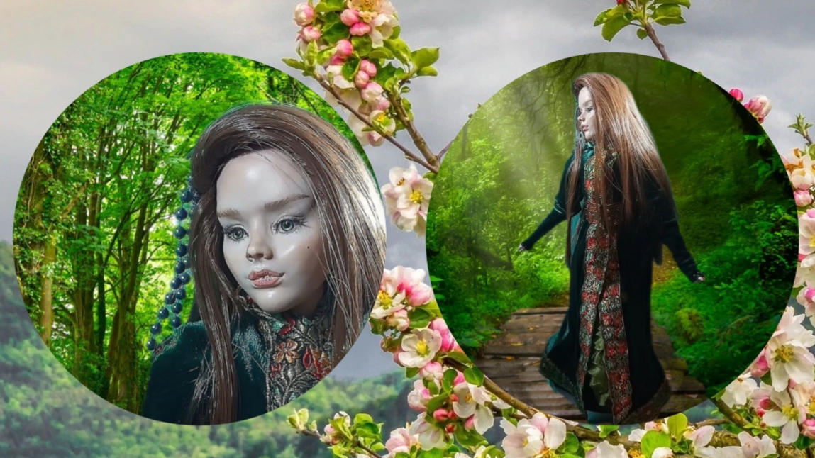 Мастер - Класс Ведана Ведийская БАБА ЯГА 4 часть_голова, глаза, рот. Дополнение по фото