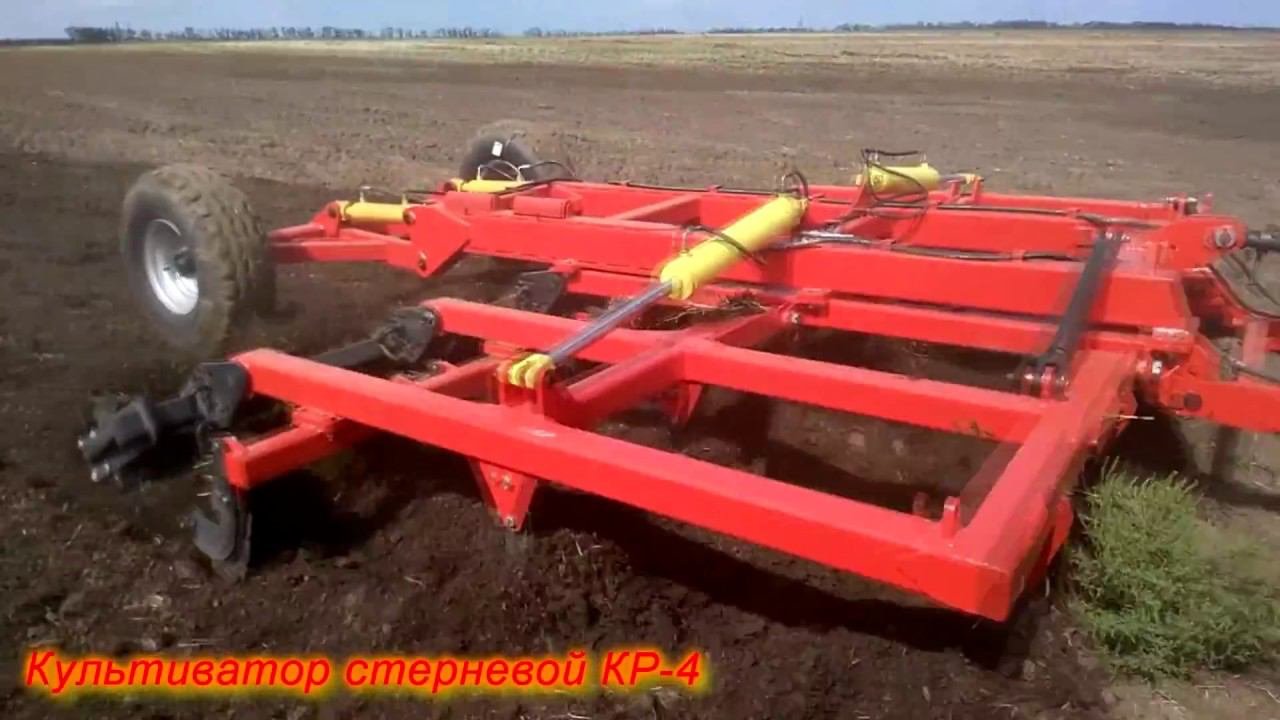 Работа бороны дисковой КОРТЕС 3,6х2 и культиватора стерневого КР-4 производства БДТ-АГРО