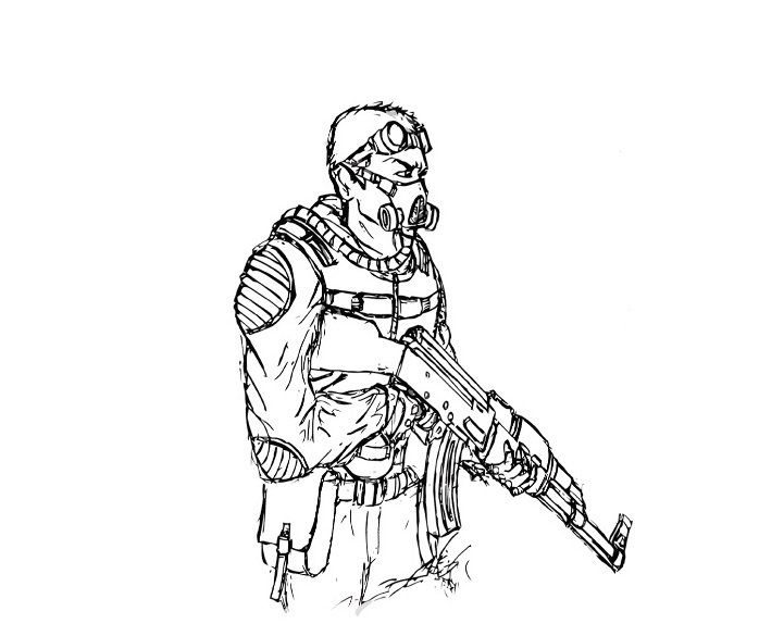 How to draw a STALKER #1 смотреть онлайн видео от Кошкин Кошкин в ...