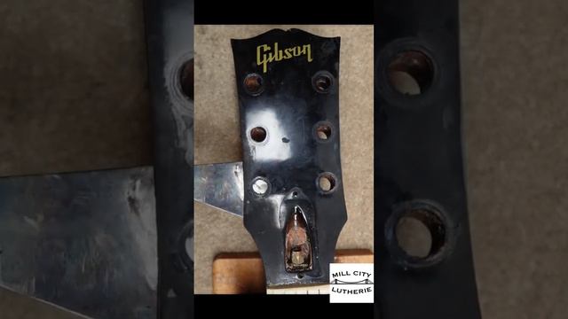 Failed DIY.  Getting pulled apart now because it won't clamp shut.  #guitar #gibson #guitarrepair
