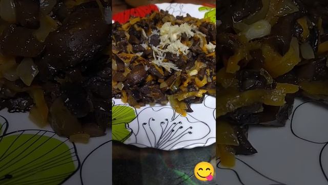 грибная икра - быстро и вкусно#икра#грибы