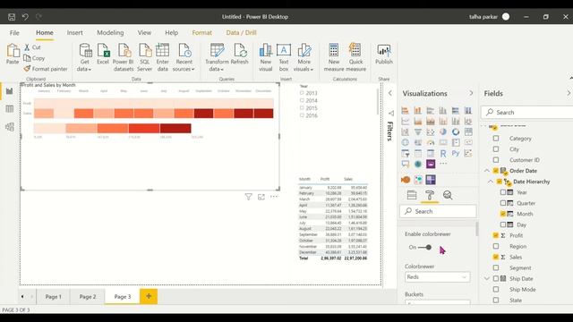 Power BI Custom Visuals Table HeatMap - смотреть видео онлайн от «Power ...