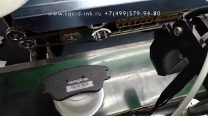 Маркировка тормозных колодок белой краской с помощью каплеструйного принтера CoPilot 128