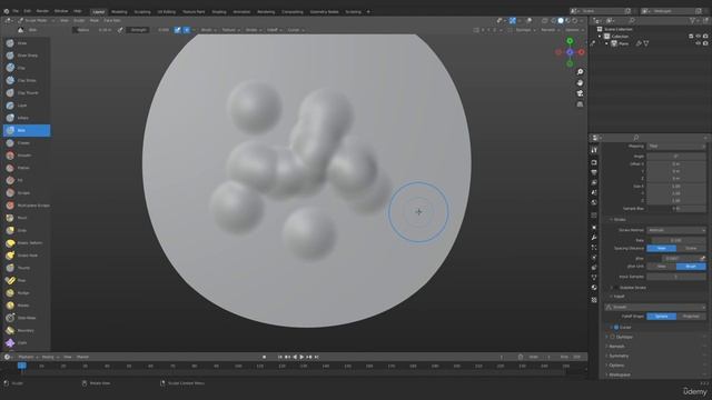 3.2. Brush update and Pores positioning