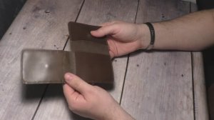 Изделия из кожи ручной работы. Трифолд