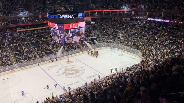 Kris Letang Overtime Goal Live (In-Arena) Penguins vs Avalanche 2/7/23 ...