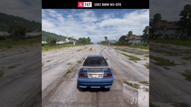 BMW M3-GTR (Сток/А747) Прыжок на аэродроме