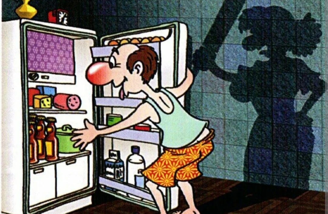 Муж, жена  и бытовой маркетинг /Анекдоты от Михалыча лучшее/