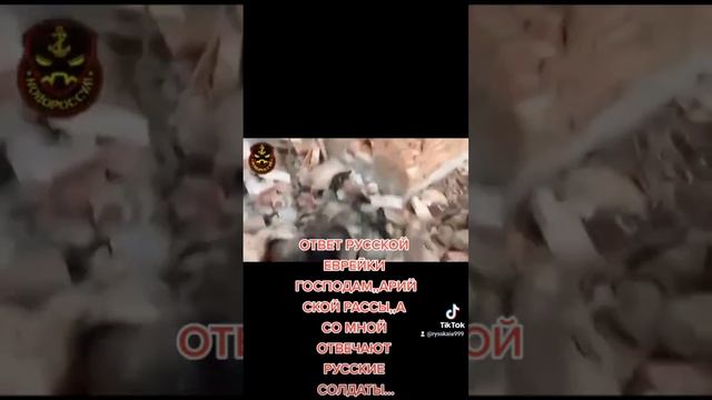 ОТВЕТ ГОСПОДАМ ИЗ" АРИЙСКОЙ РАСЫ!"