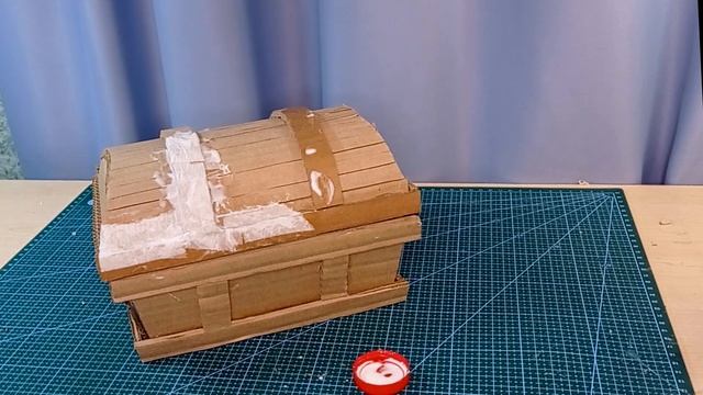 Сундучок из картона своими руками