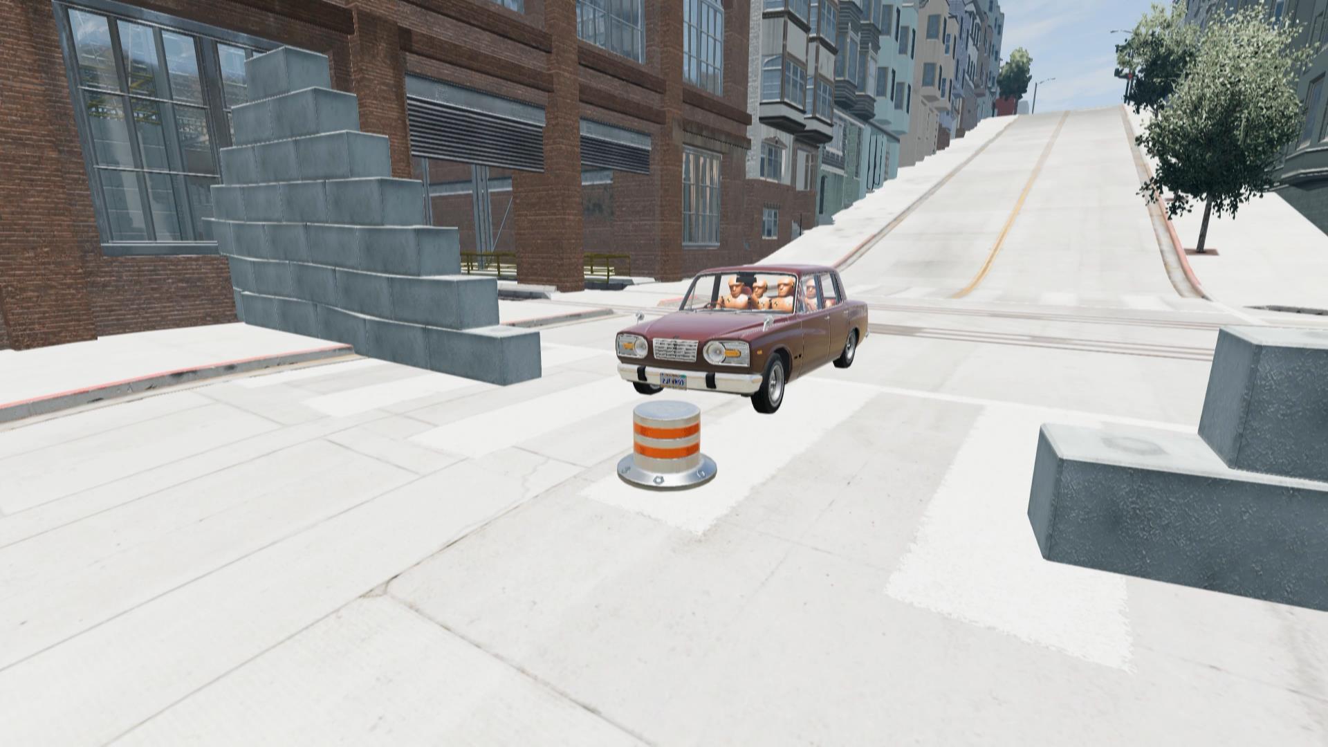 Машины против болларда #4 - BeamNG Drive | World BeamNG Drive