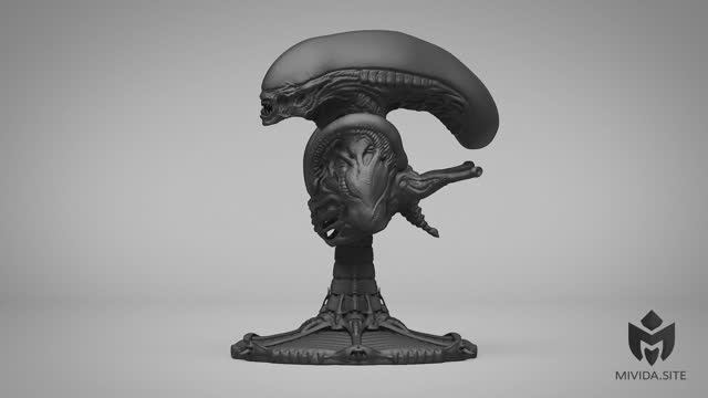 Alien bust