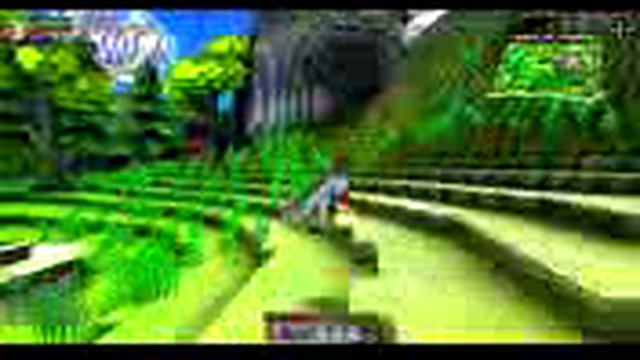 Играем в Cube World. 6. Кролик, уровень и замок орков