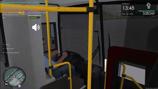 mta province demo поездка на автобусе 1 маршрут от Завода ЖБК до ЖД Вокзала