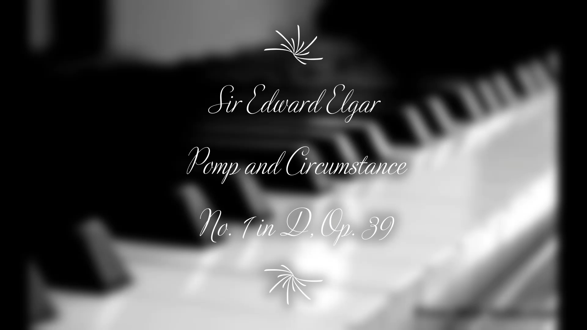 Sir Edward Elgar Pomp and Circumstance No. 1 in D, Op. 39 Piano Tutorial Synthesia (Sheet Music + mi