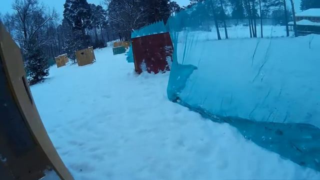 Пейнтбол уложил в упор GoPro.