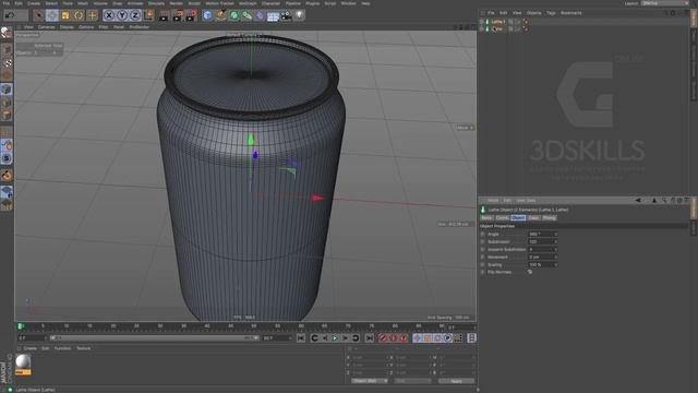 Урок 3 Пробный курс Cinema 4D