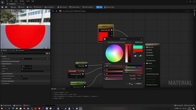 Unreal Engine. UE 5. Decals - 02