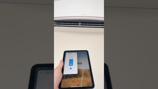 Демонстрация управления кондиционером DAIKIN Emura с iPad